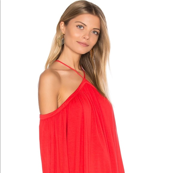 Ella Moss | Tops | Ella Moss Bella Cold Shoulder Top In Tango Red ...